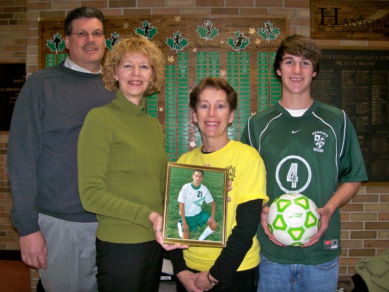 Annual soccer slam nets holy goals of remembrance for Geneseo couple's son