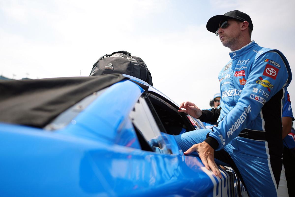 Denny Hamlin earns pole position for eero 400 in NASCAR’s return to ...