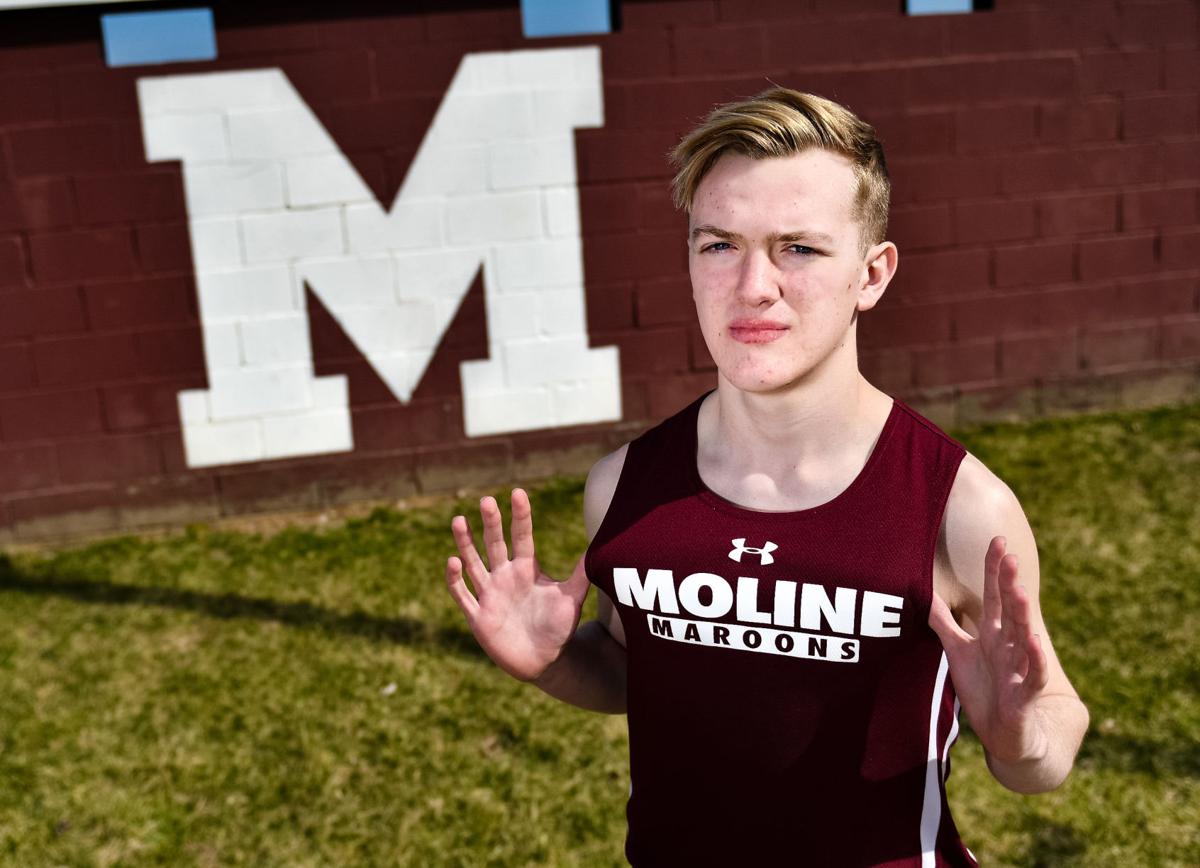 Moline's McClellan sets his own pace