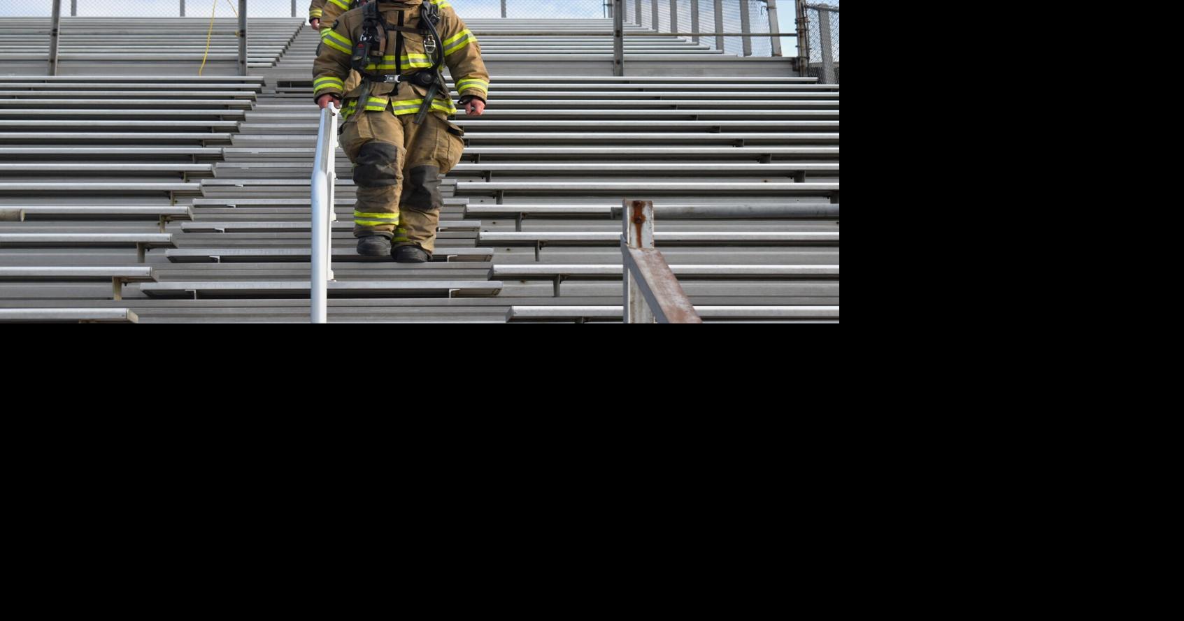 Photos: Bettendorf firefighters run stairs in tribute to 9/11