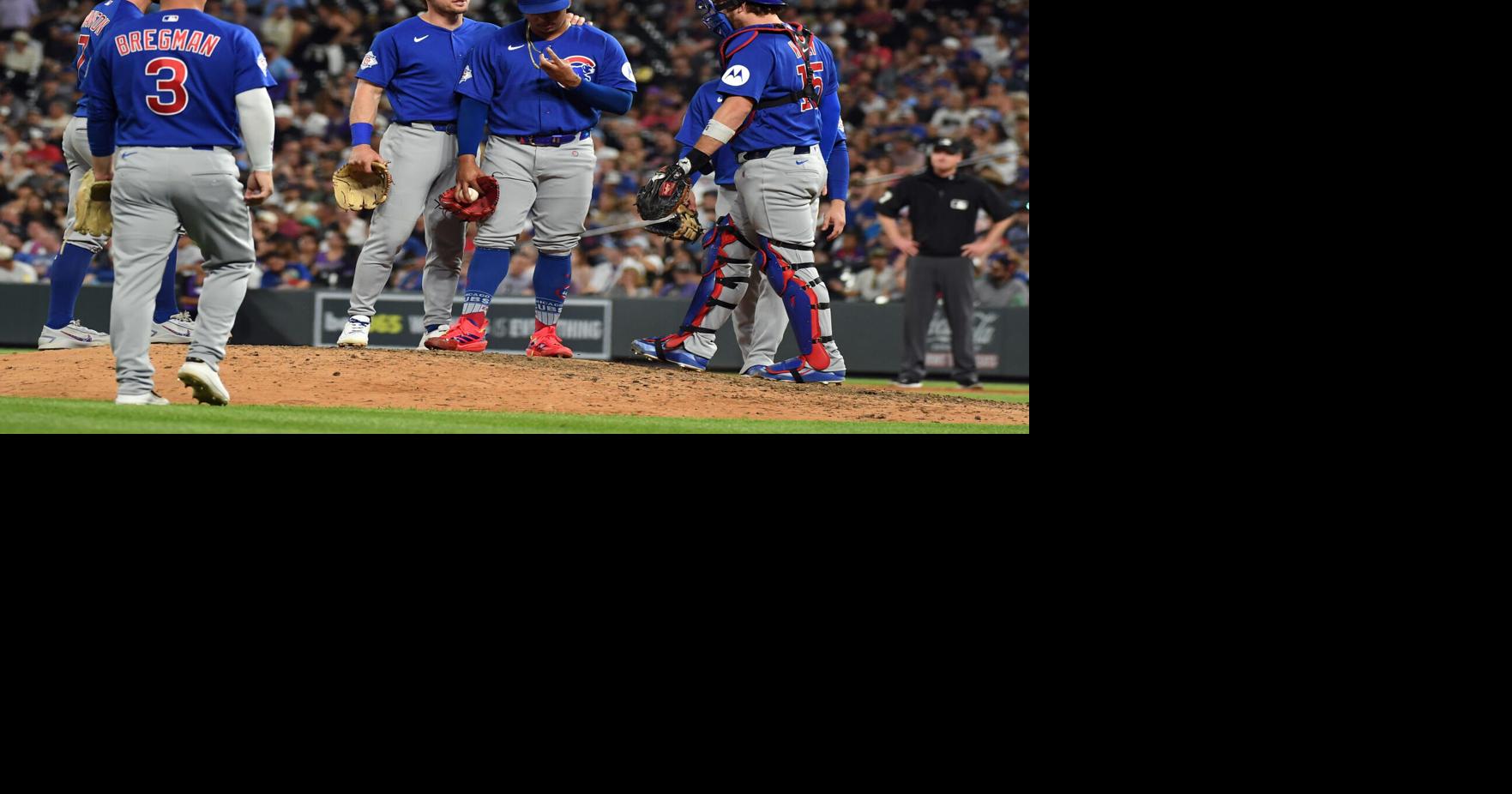 Cubs fall back to .500 for 1st time since April 15