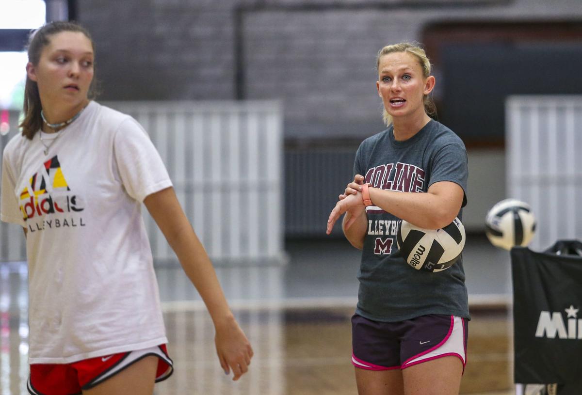 Fetter set to make coaching mark with Moline volleyball