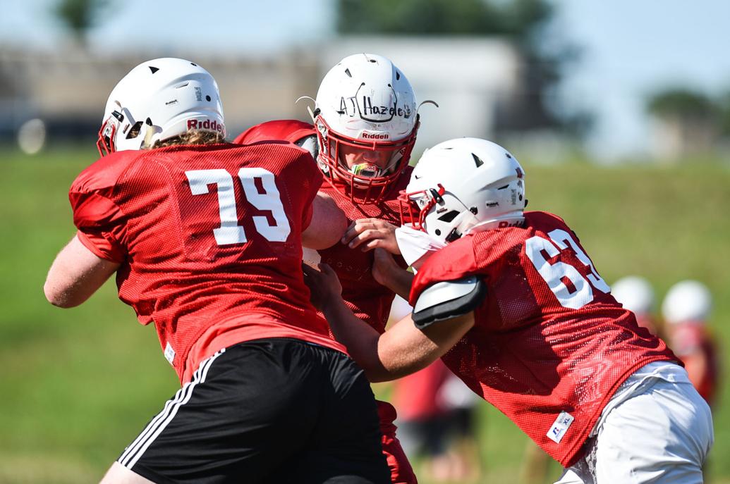 Photos: Davenport West Falcons hold football practice