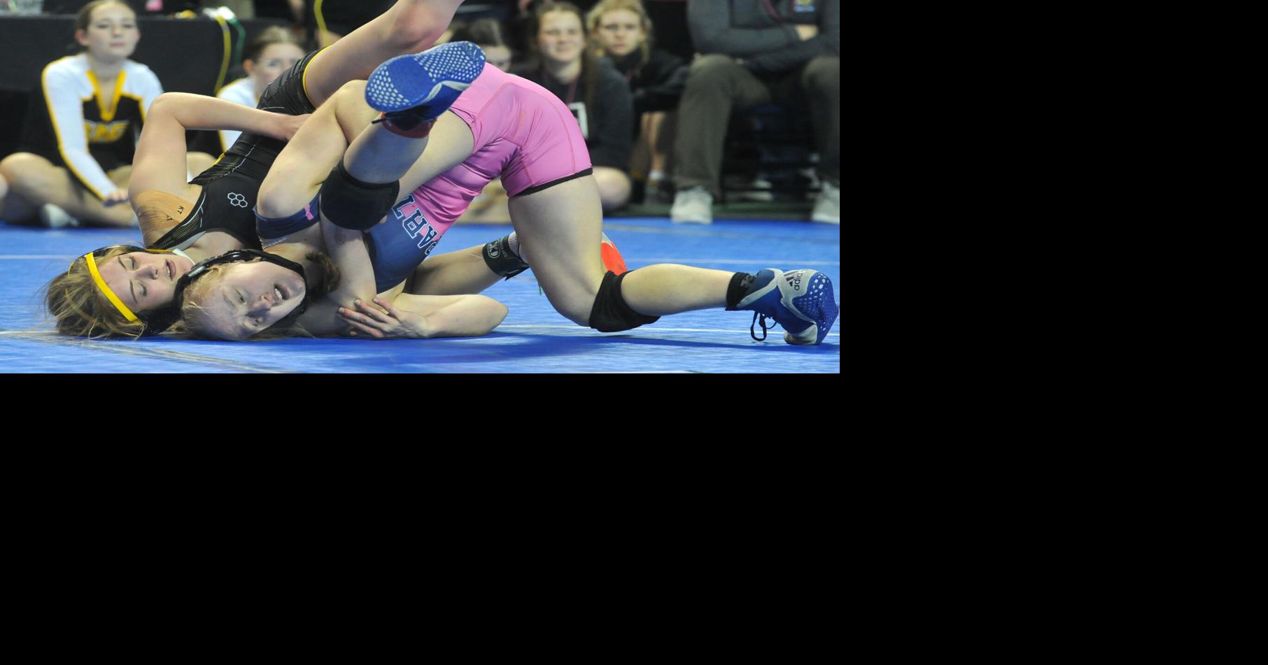 Photos: First sanctioned Iowa regional girls wrestling tournament at ...