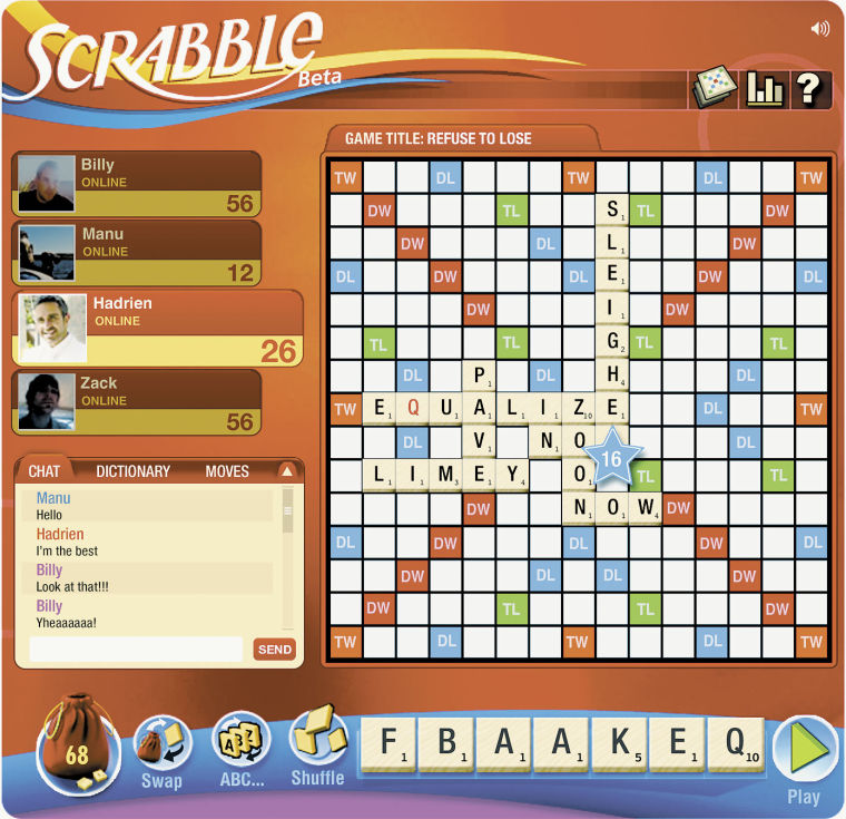 Review: Facebook `Scrabble' flashy, but not better