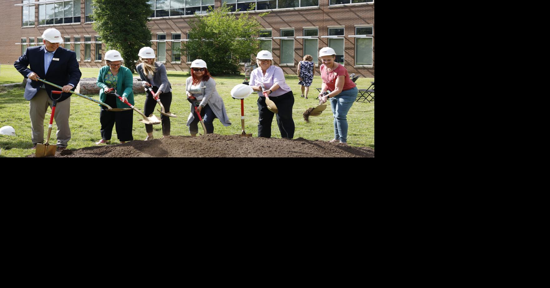 Photos: Moline breaks ground on library gardens