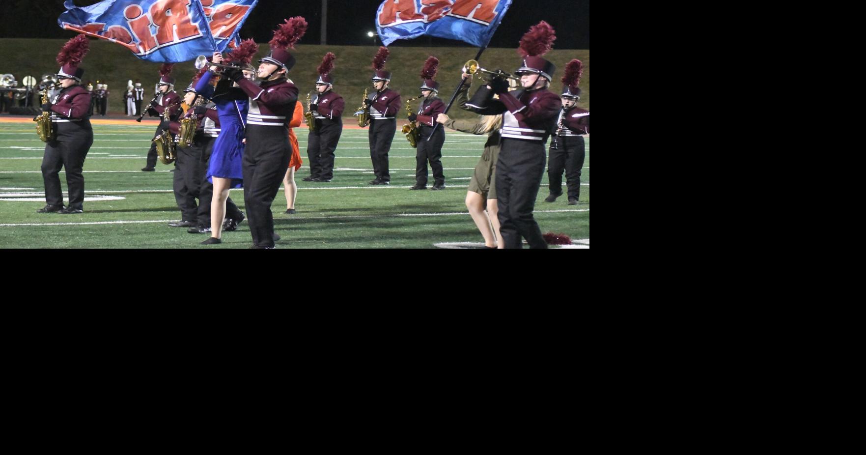 Photos and video: Rockridge's Marching Rockets perform at the Showcase ...