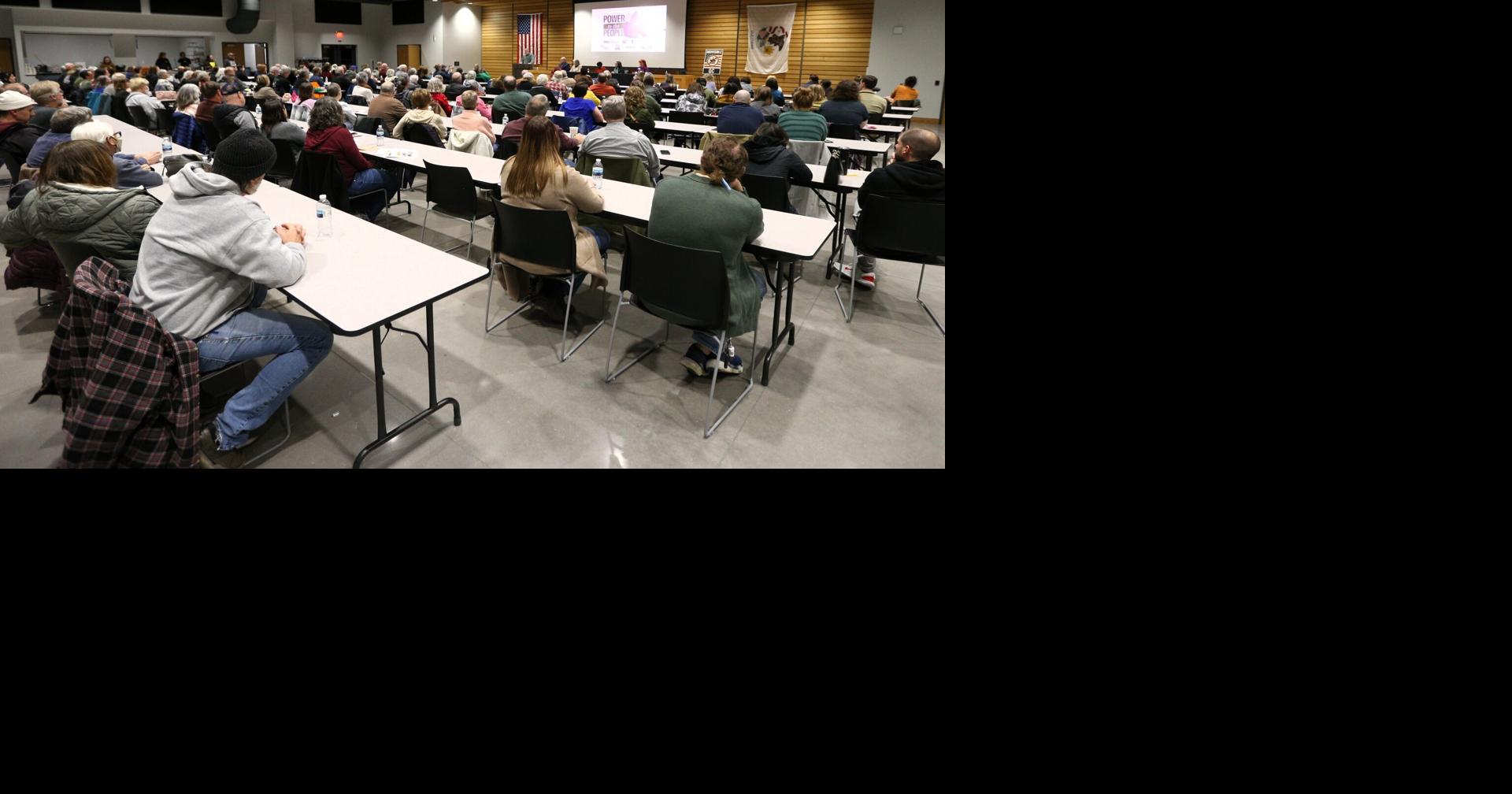 Speakers in East Moline push back against President Trump