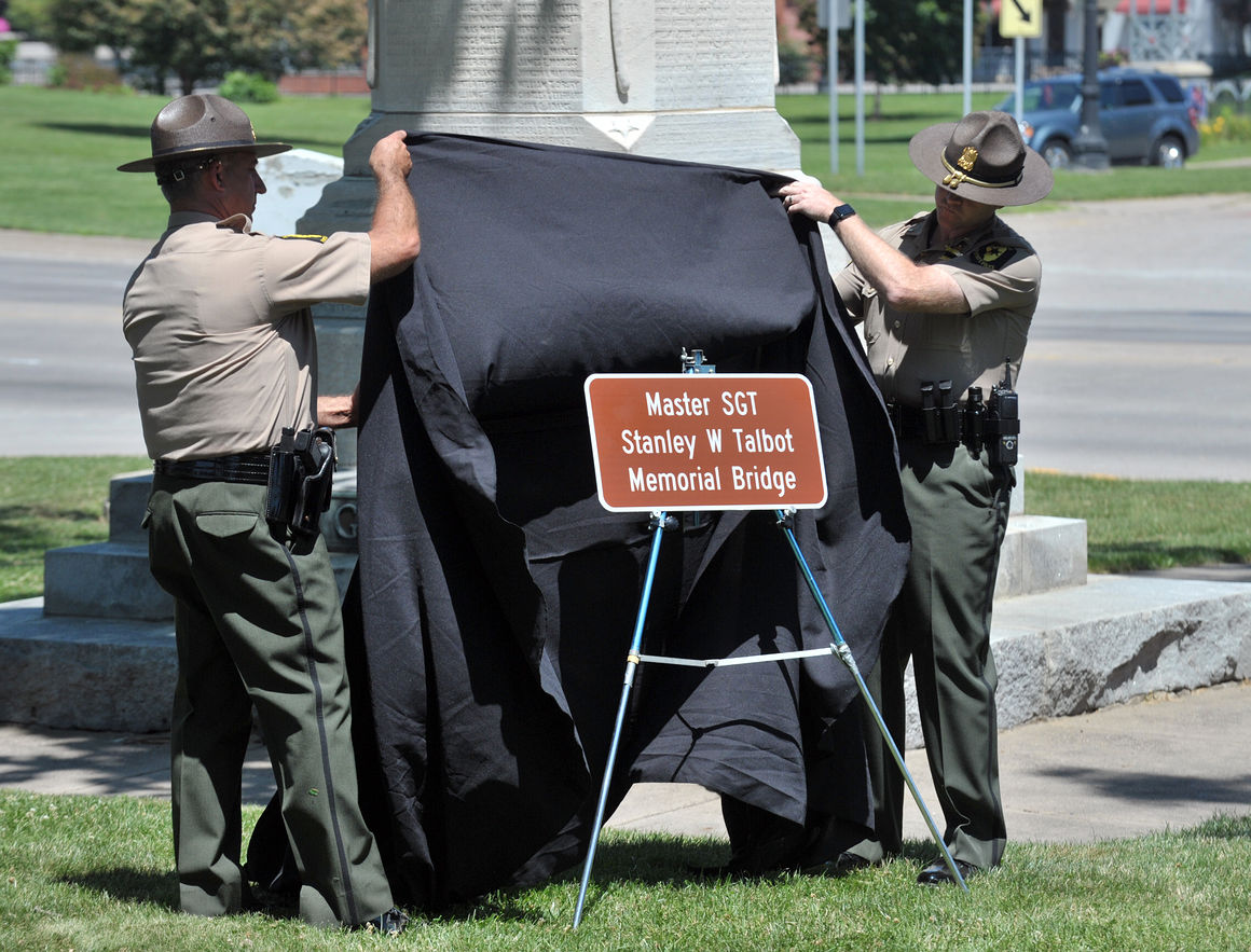 Bridge renamed for state police officer