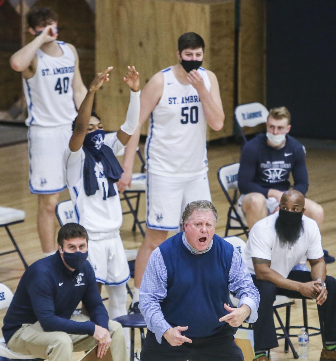 Photos: Mount Mercy at St. Ambrose Men's Basketball.