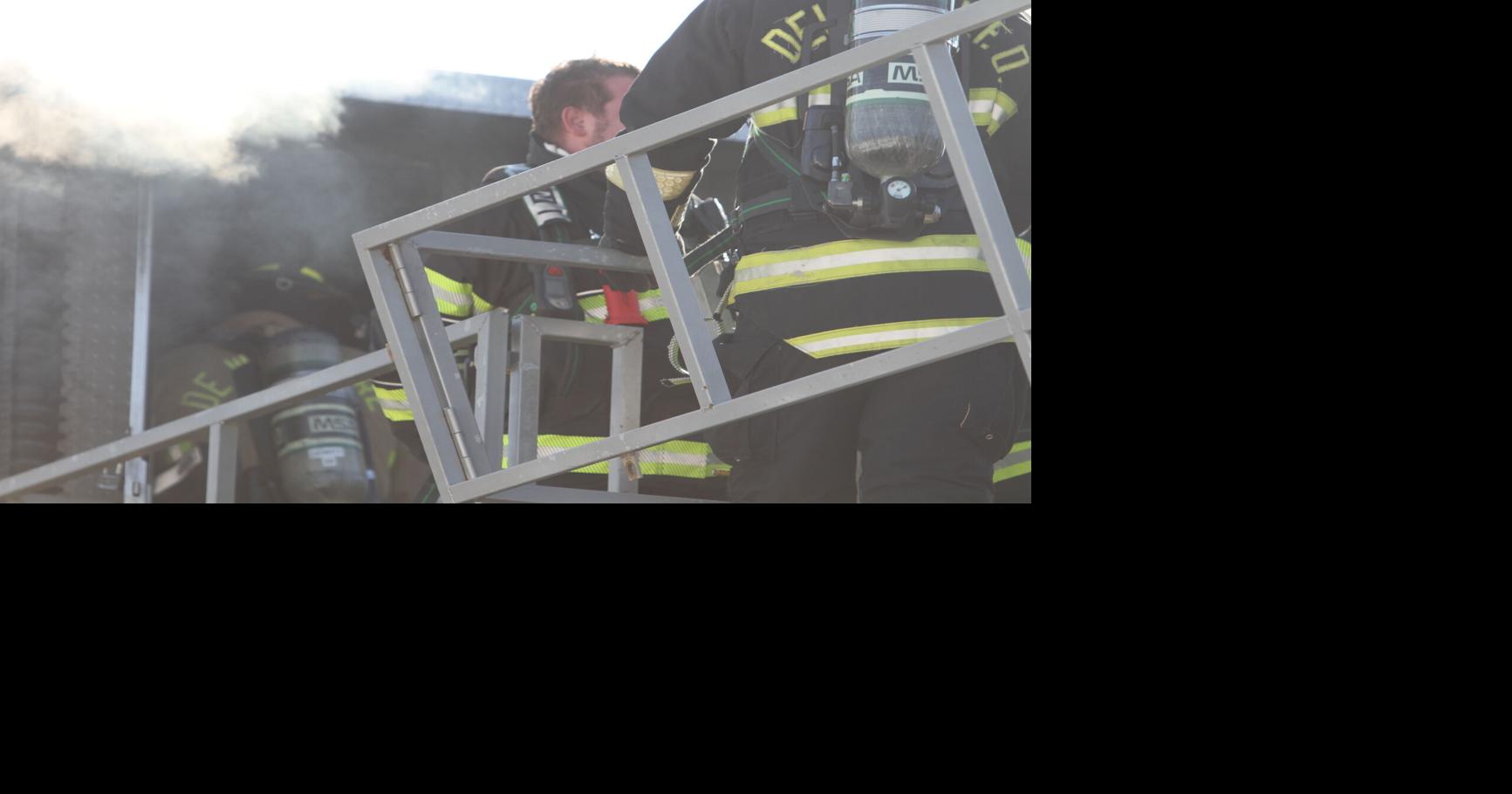 Photos: Scott County, Clinton County fire departments do live fire ...