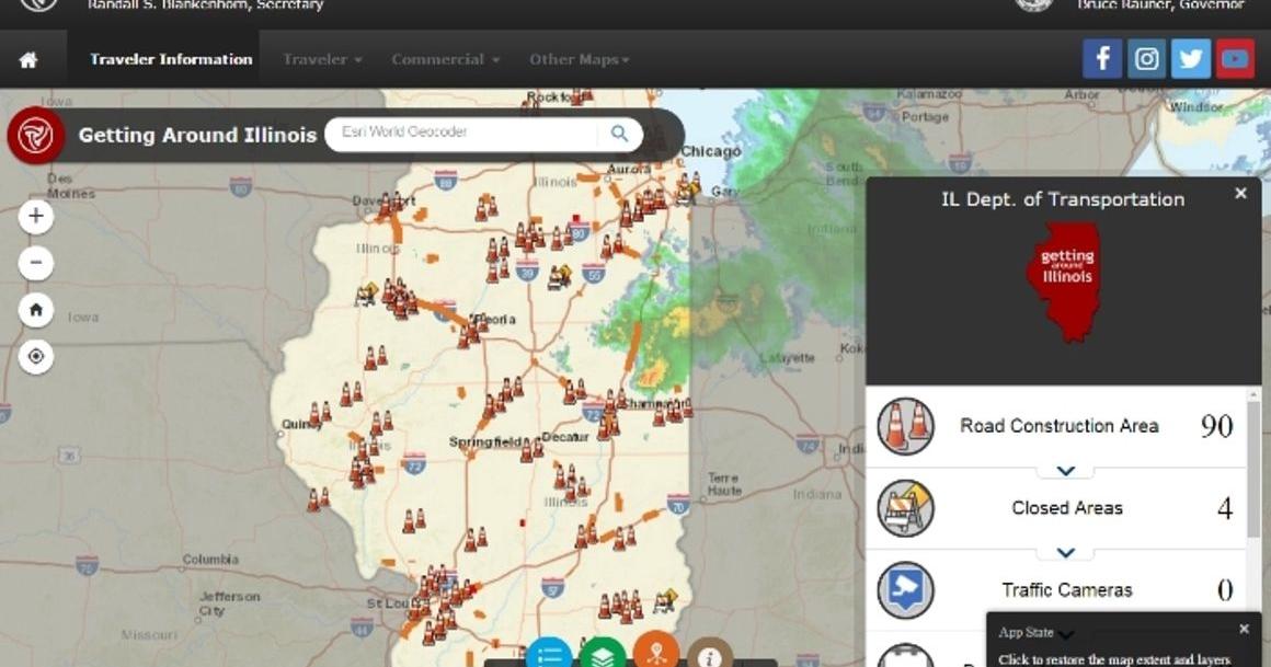 Revamped IDOT site offers timely road conditions