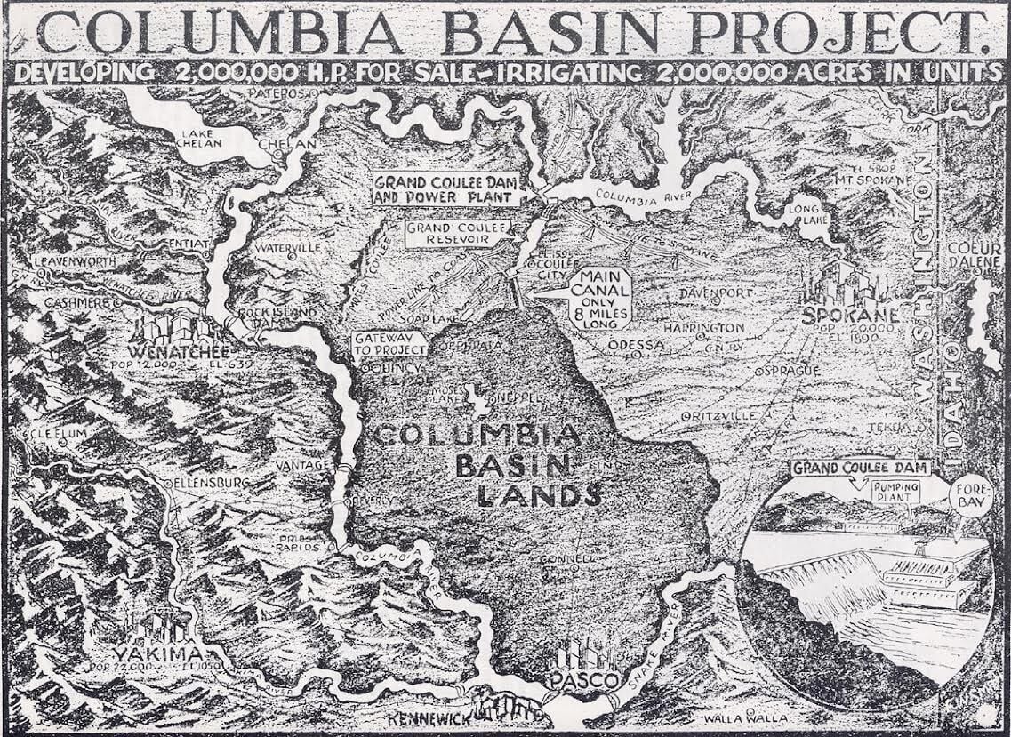 The Columbia Basin Reclamation Project: a century-long effort to ...