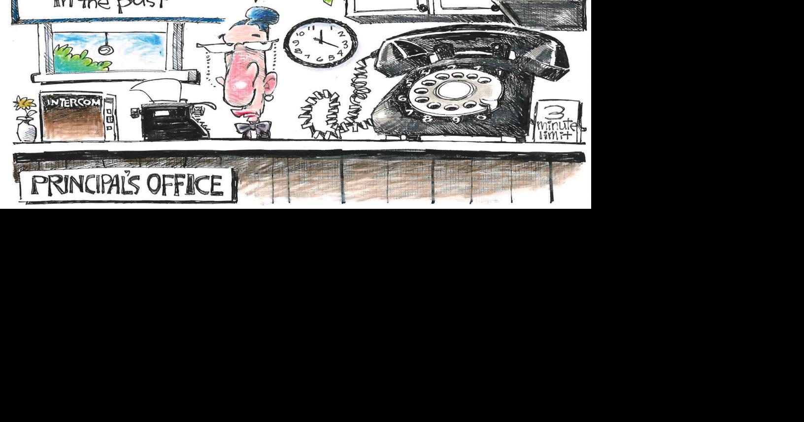 PHONE-FREE SCHOOLS | Cartoons | qvpr.com