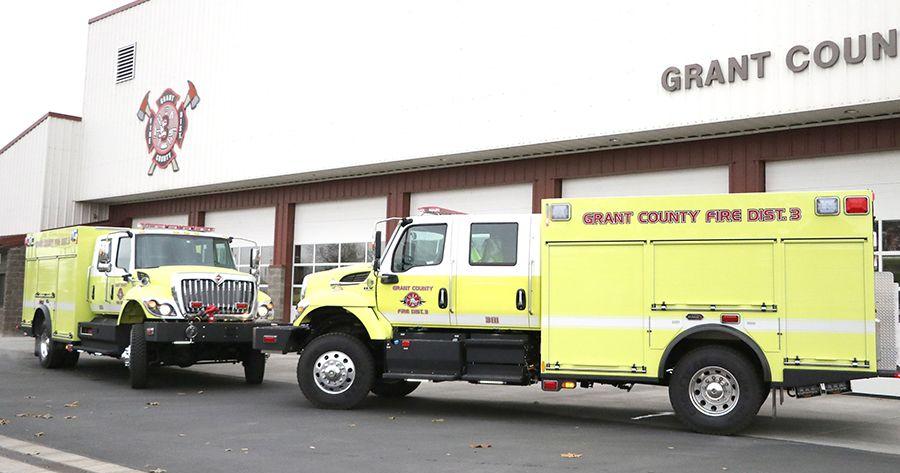Grant County Fire District 3 rolls out two new vehicles | News | qvpr.com