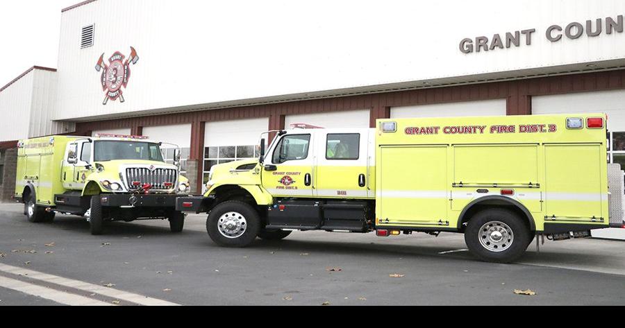 Grant County Fire District 3 rolls out two new vehicles | News | qvpr.com