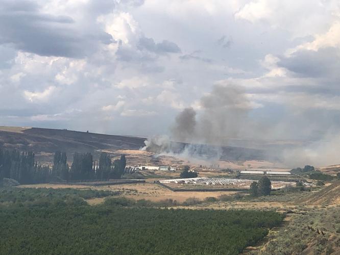 Fire crews stop blaze before it reaches homes in Trinidad, Crescent Bar ...