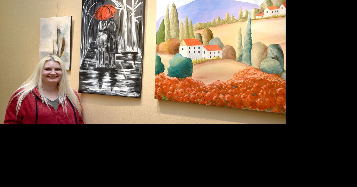 Library displays Quincy artist's paintings in bold colors | News | qvpr.com