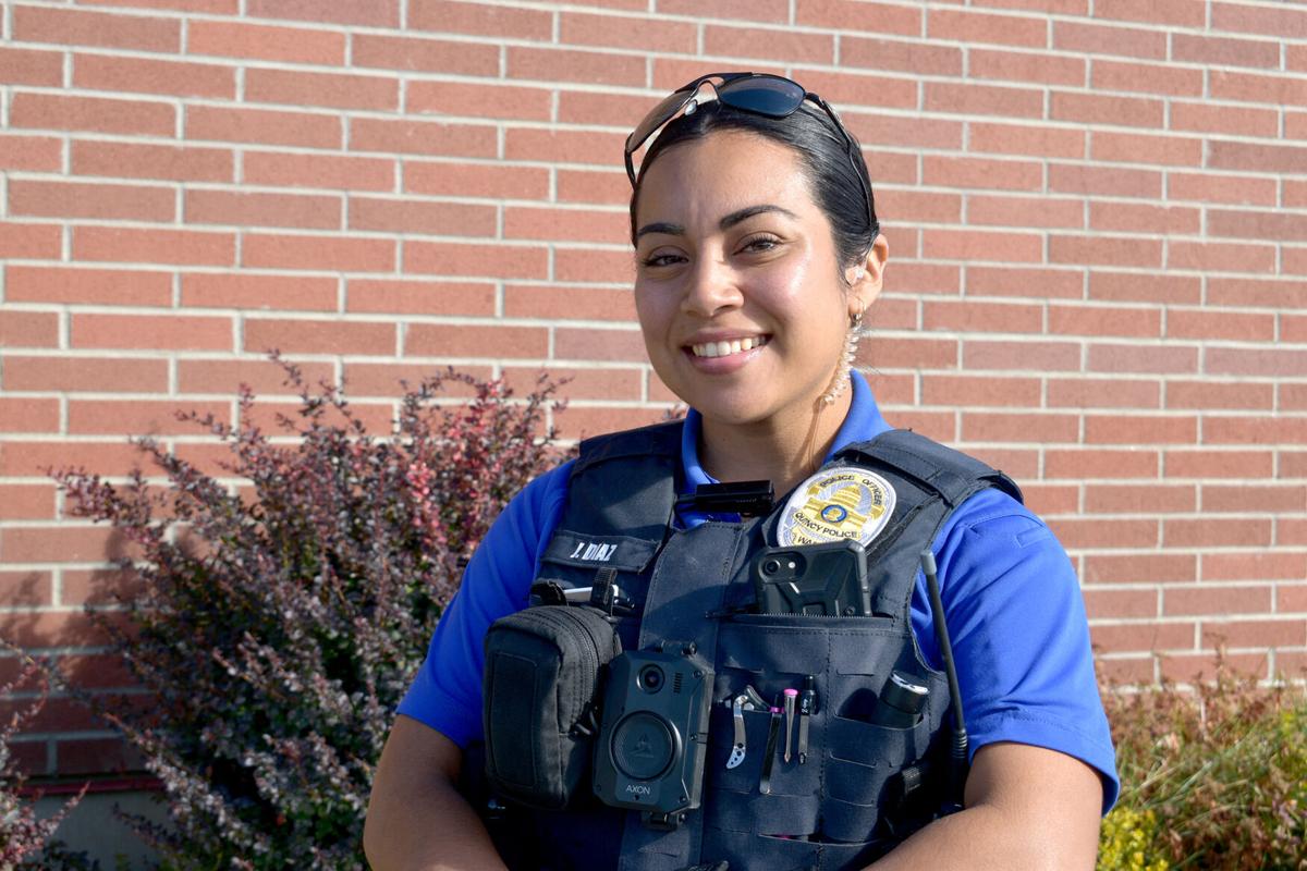 Officer Diaz enjoys role as Quincy's second school resource officer ...