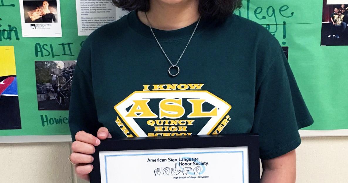 Student finishes third in national ASL competition | Community | qvpr.com