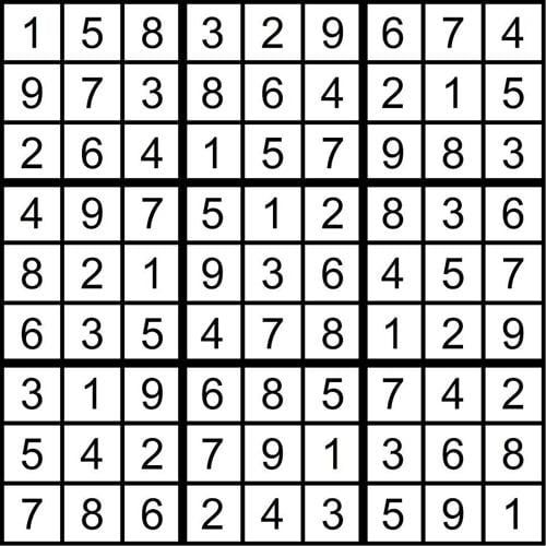 Sudoku for January | | qvpr.com