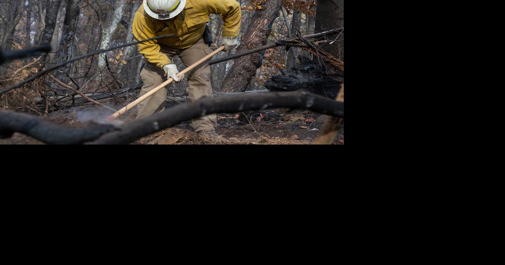 In photos | With firefighters battling the Quaker Run blaze ...