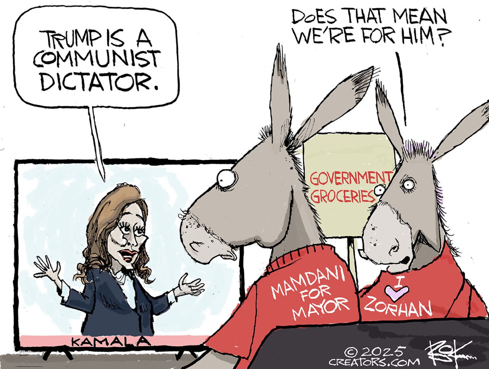 Editorial cartoon by Chip Bok | Cartoons | rdrnews.com