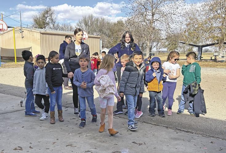 Feeding birds and naming pigs — elementary school students study farm ...