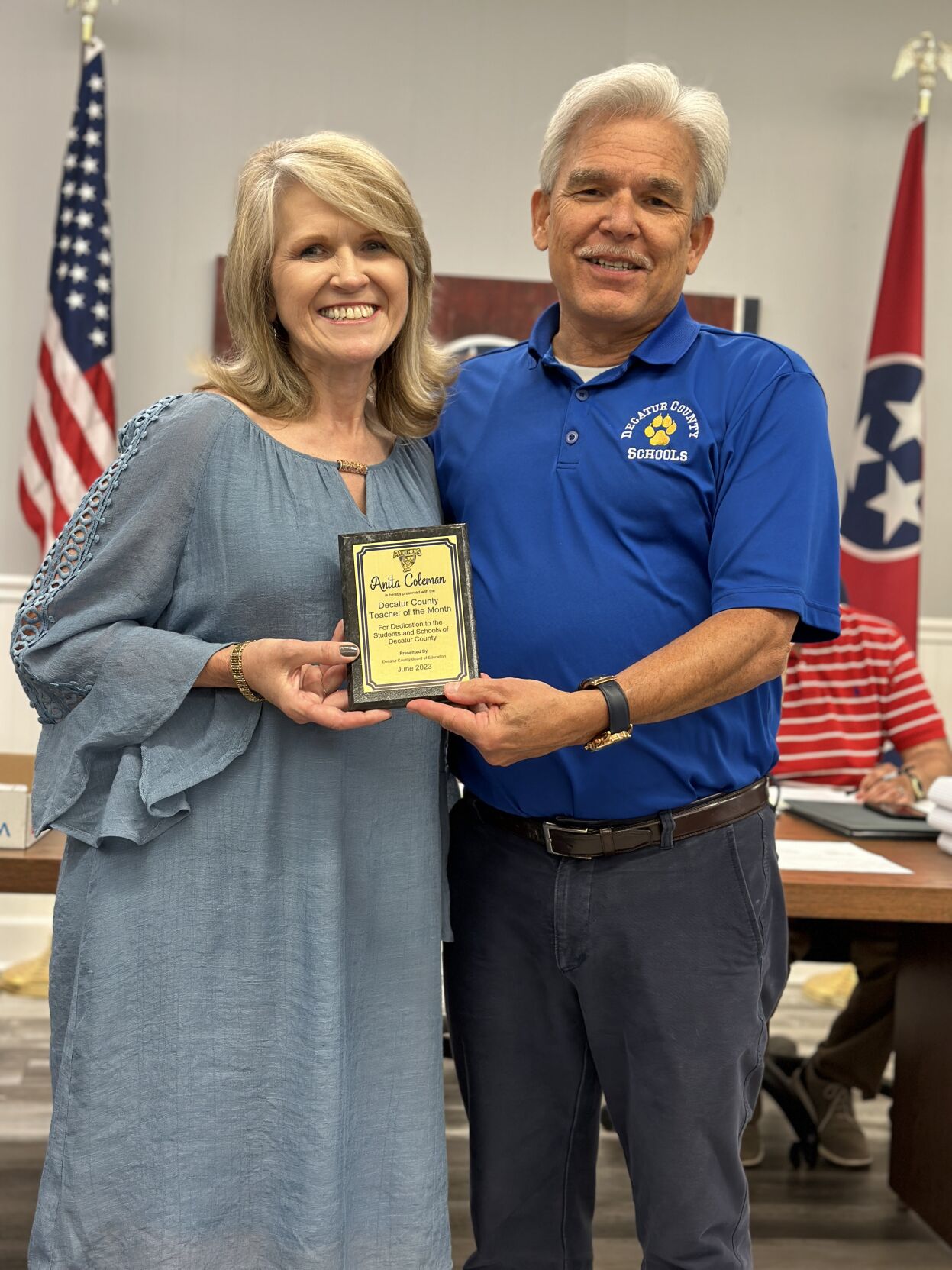 Coleman honored as Decatur County District Teacher of the Month ...