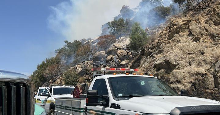 Firefighters gain on Trout, Long Fires but Borel Fire begins | Photos ...