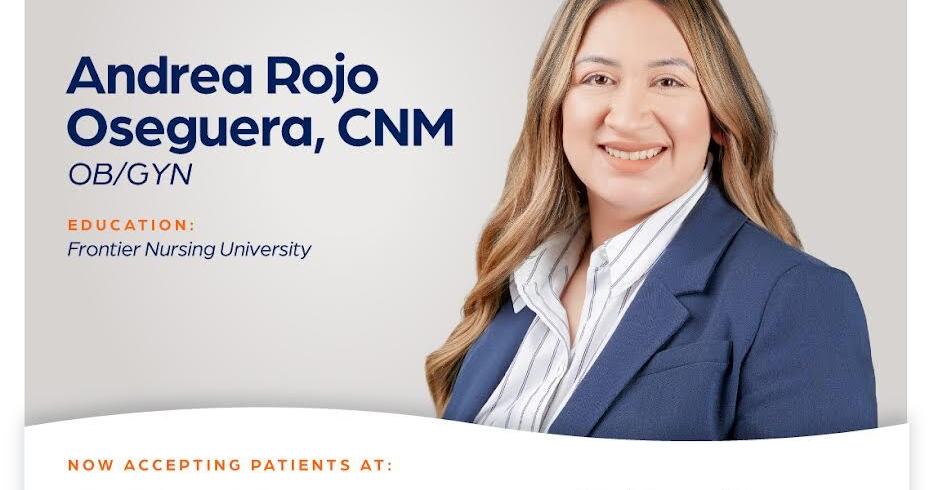 FHCN welcomes new provider Andrea Oseguera, CNM | Photos ...