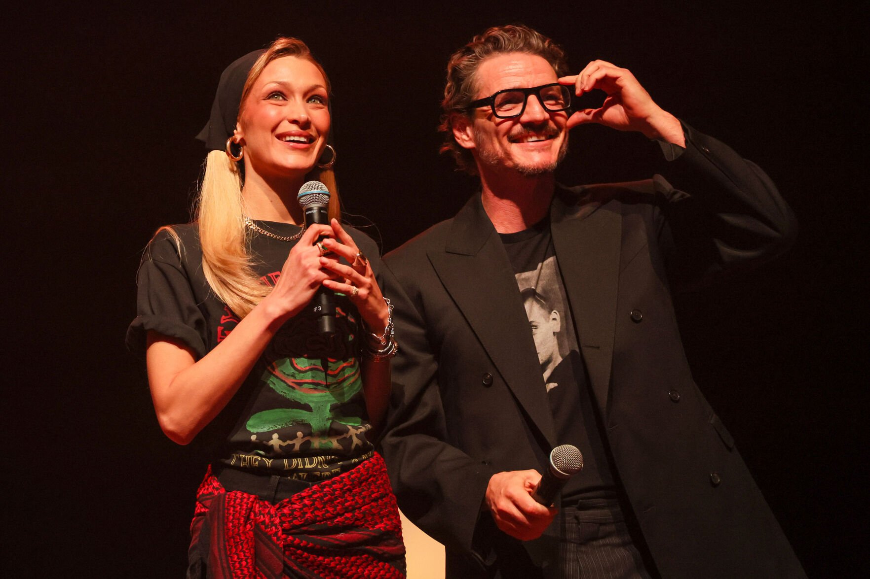 At LA benefit show, Bella Hadid, Pedro Pascal and Chappell Roan push ...