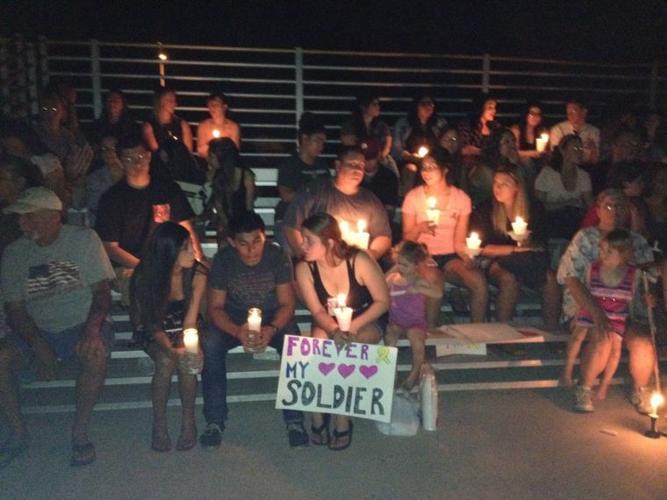 Pvt. Keith Wlliams honored at candlelight vigil | News | recorderonline.com
