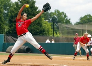 UGA softball pitching coach adapts coaching style to 'feisty' players ...