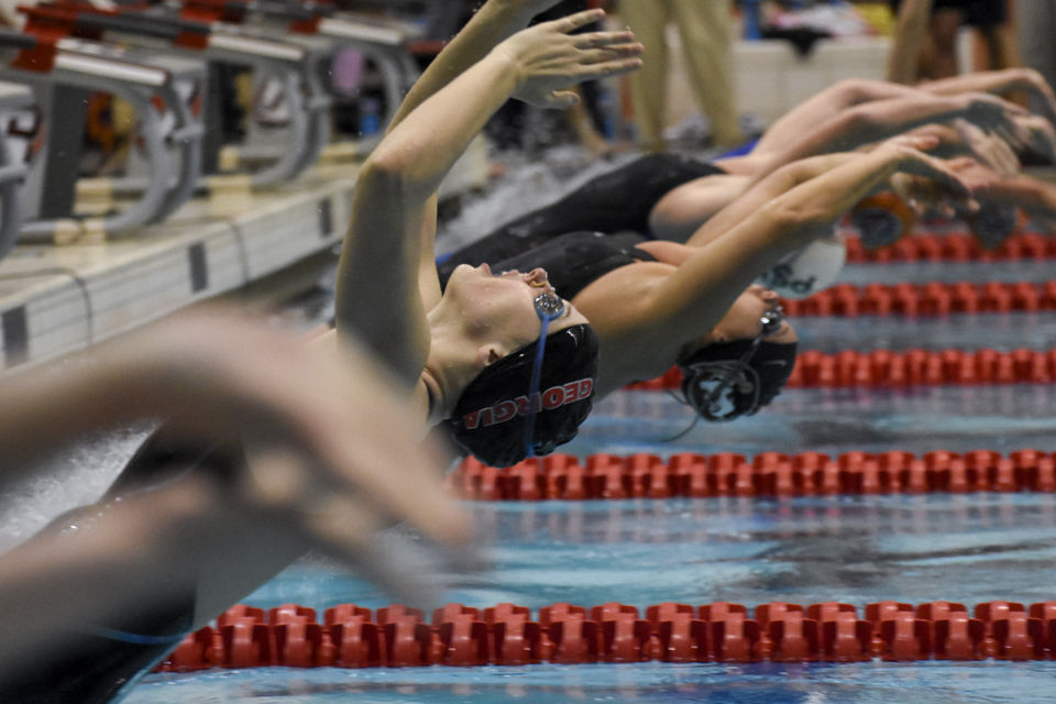 Georgia swimming and diving splits with Florida on Friday | Swimming ...