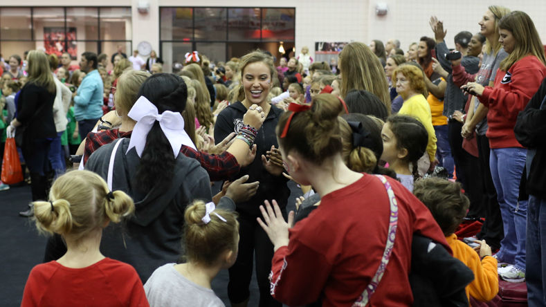 UGA Gymnastics Pumpkin Peek 2015 | Photo Galleries | redandblack.com