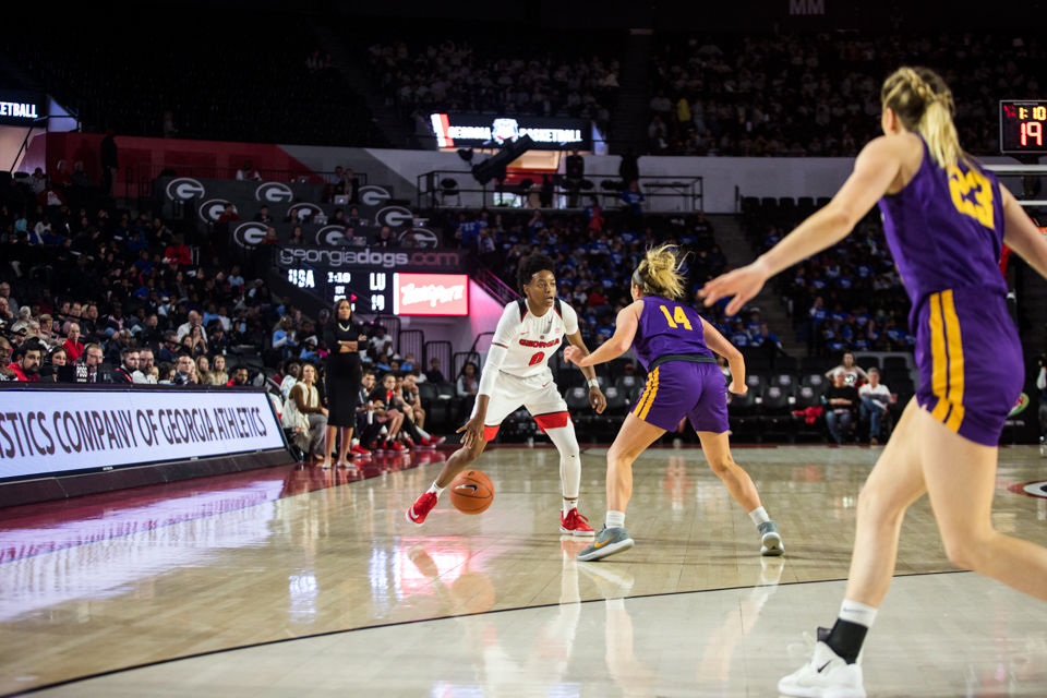 PHOTOS: UGA Lady Bulldogs defeat Lipscomb, 77-45 | Multimedia ...