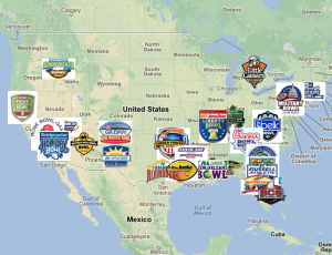 College Bowls Map | Georgia Sports | redandblack.com