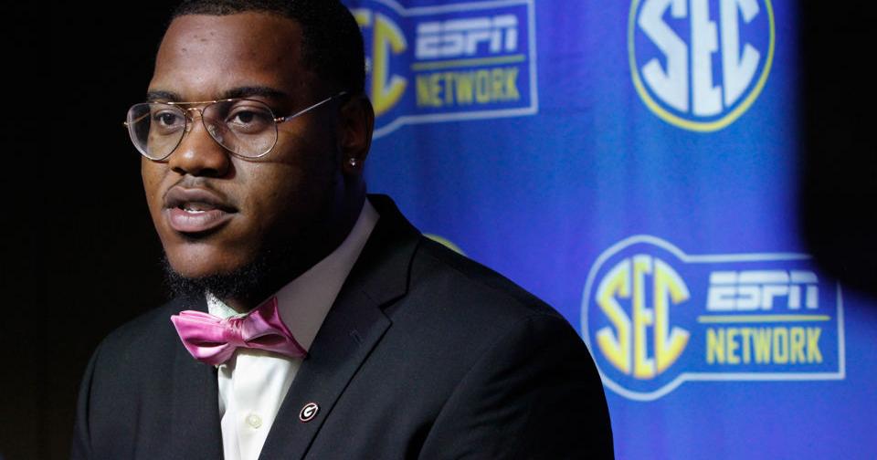 Two-year turnaround: Jonathan Ledbetter represents UGA after ...