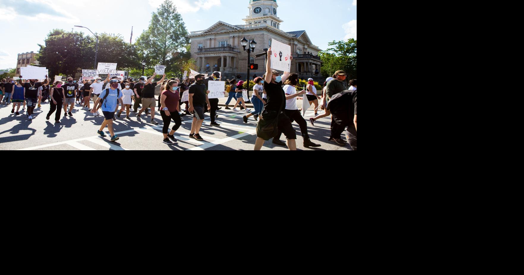 PHOTOS: Non-violent protesters march in downtown Athens | Multimedia ...