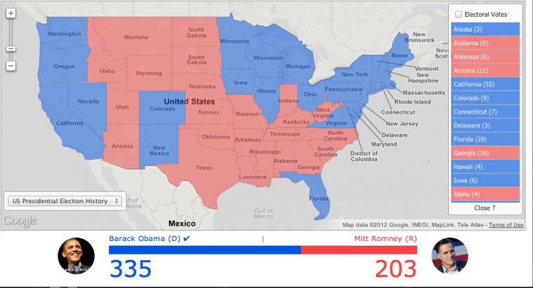 Electoral prediction: Maps | Multimedia | redandblack.com