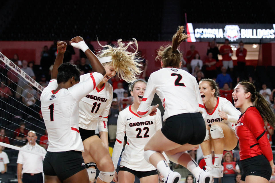 PHOTOS: UGA volleyball defeats Coastal Carolina | Multimedia ...