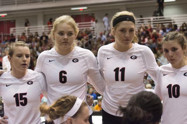 Georgia volleyball has to bounce back from mental lapses against ...