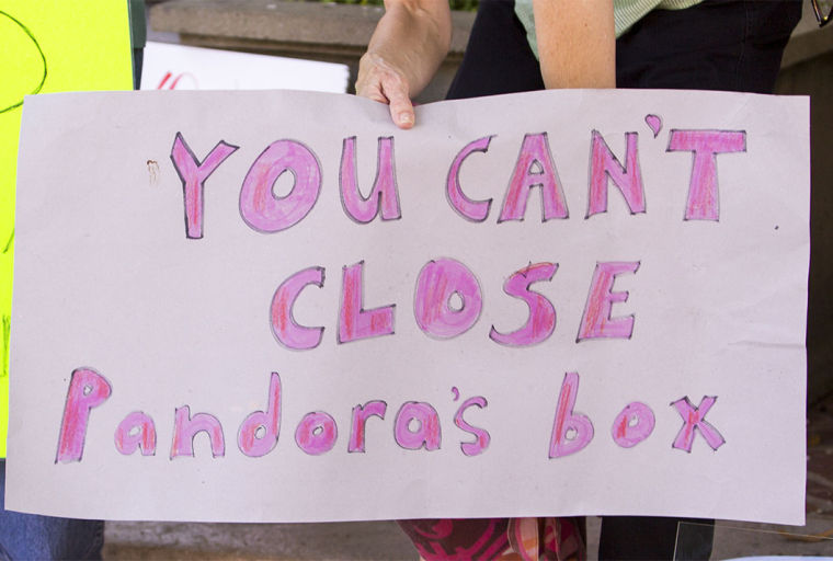 GMO PROTEST AT THE ARCH | Rbtv | redandblack.com