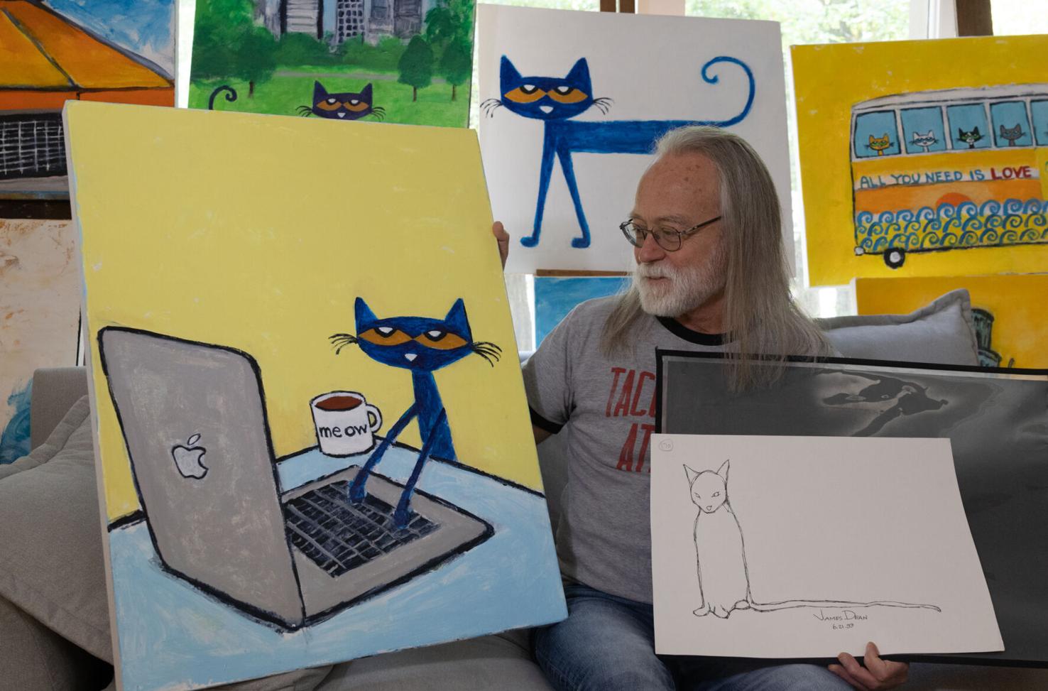 Cool cats of Athens: James Dean and his creation, Pete the Cat | Arts ...