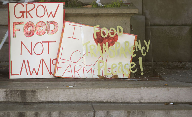 GMO PROTEST AT THE ARCH | Rbtv | redandblack.com