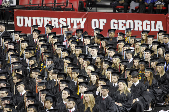 PHOTOS: A look back at UGA's commencement ceremonies through the years ...