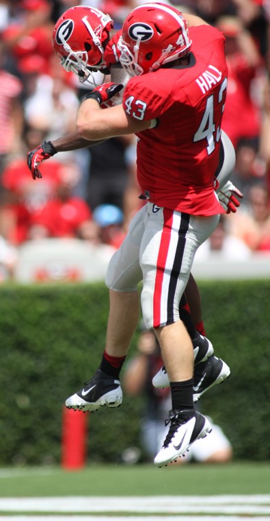 Concussion ends career of Georgia fullback Merritt Hall | Georgia ...