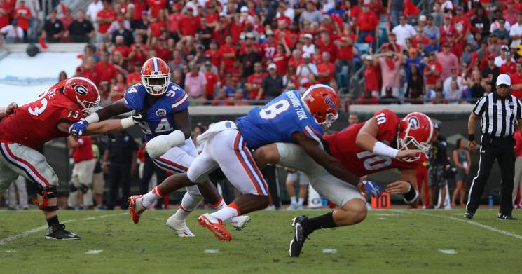 Georgia offensive line manhandled once again this season | Georgia ...