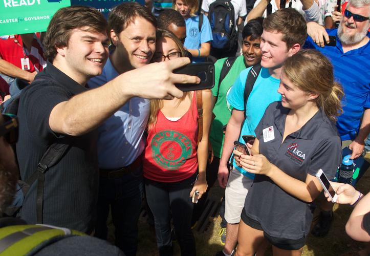 PHOTOS: Jason Carter – Gubenatorial candidate visits UGA | Rbtv ...